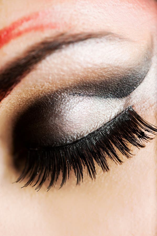 Creative eye paint stock image. Image of artificial, girl - 4217669