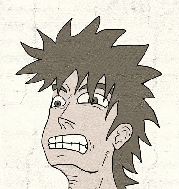 Creative face expression stock illustration. Illustration of rebel ...