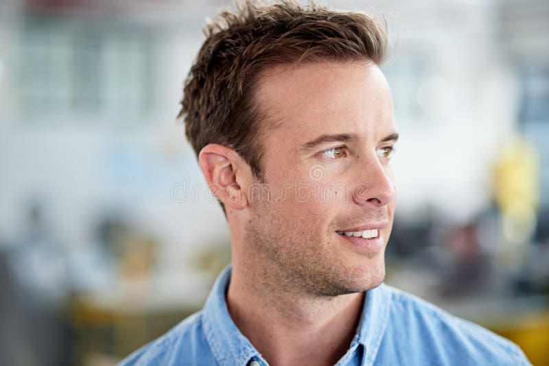 Creative, Face and Thinking with Designer Man in Office for Future ...