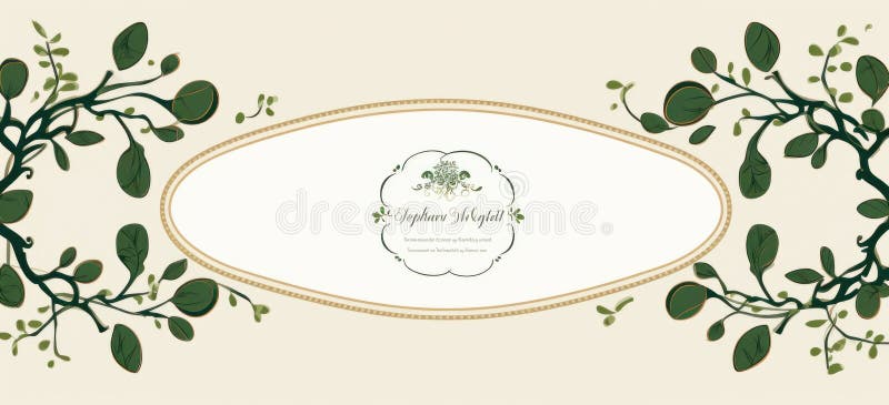 Creative Family Tree Postcard Design Stock Illustration - Illustration ...
