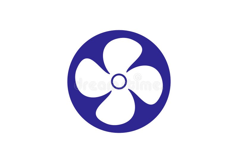 Creative Fan Logo Design, Vector Illustration Stock Illustration ...