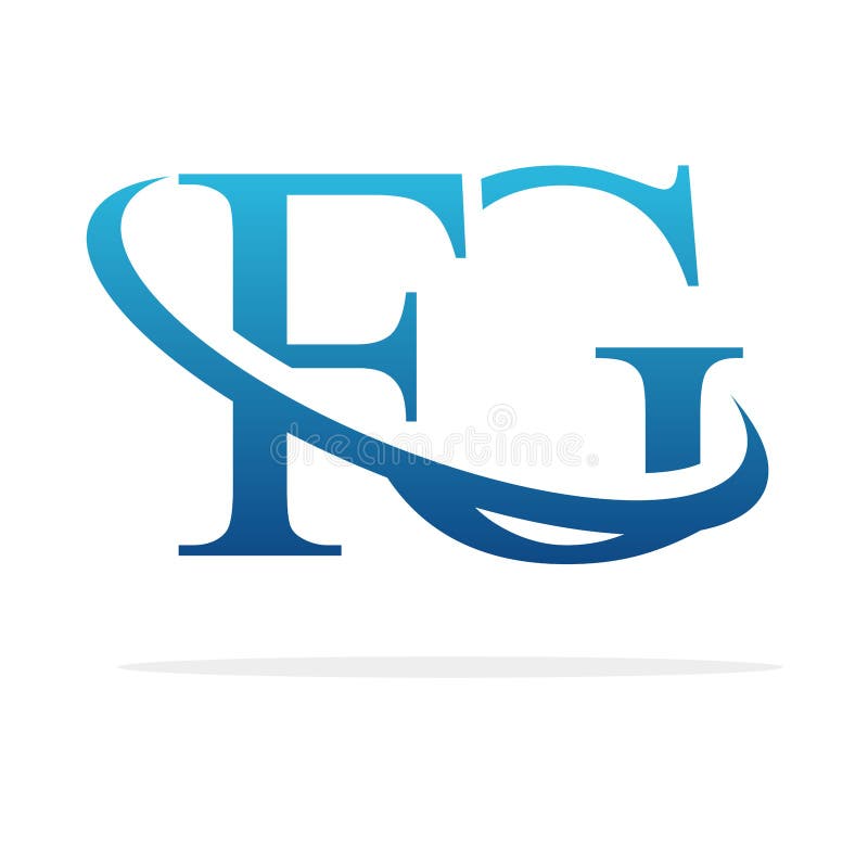 Creative FG Logo Icon Design Stock Vector - Illustration of word ...