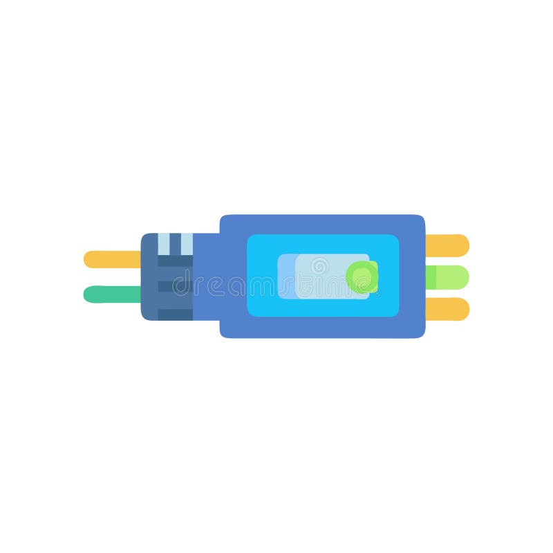 Creative Fiber Optic Transceiver Design Icon Stock Illustration ...