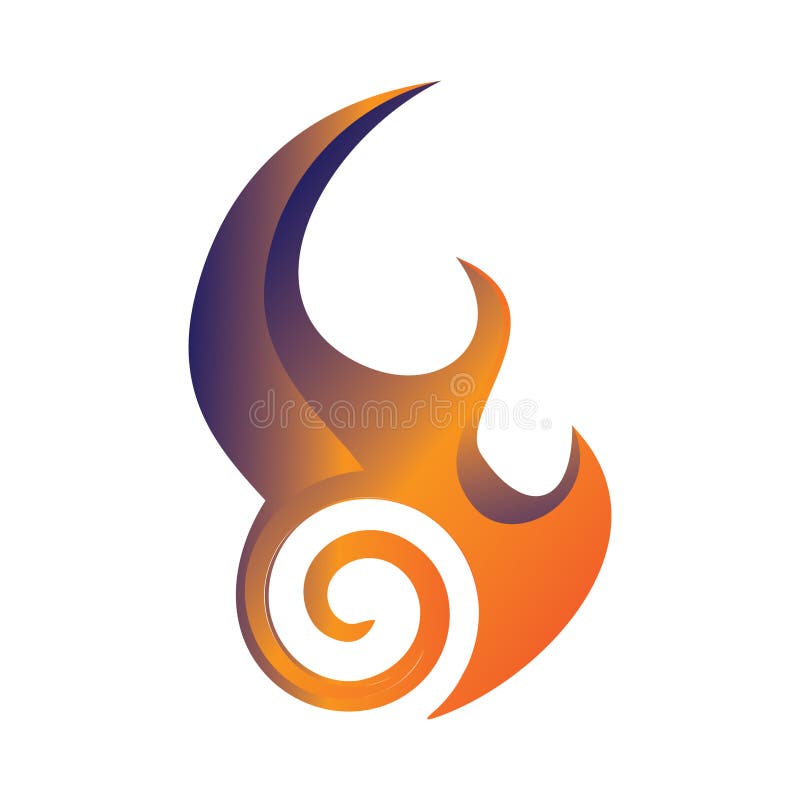 Creative Fire Design. Vector Illustration Decorative Design Stock ...