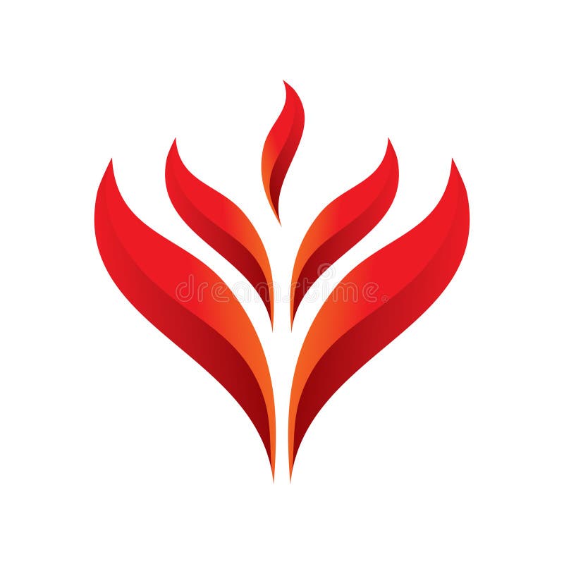Creative Fire Design. Vector Illustration Decorative Design Stock ...
