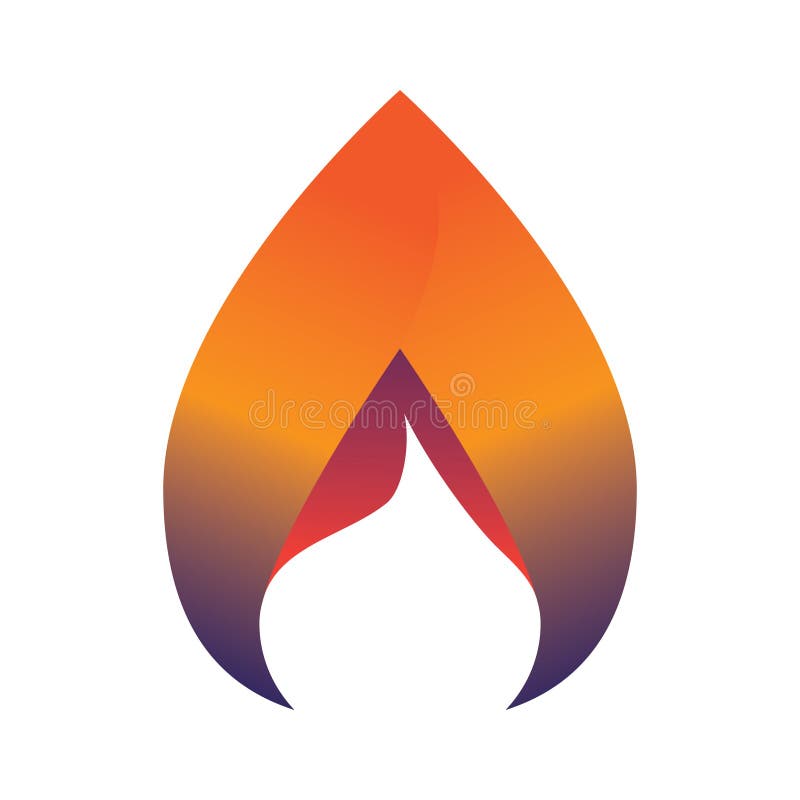 Creative Fire Design. Vector Illustration Decorative Design Stock ...