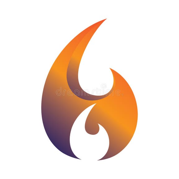 Creative Fire Design. Vector Illustration Decorative Design Stock ...