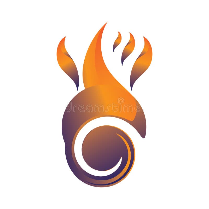 Creative Fire Design. Vector Illustration Decorative Design Stock ...