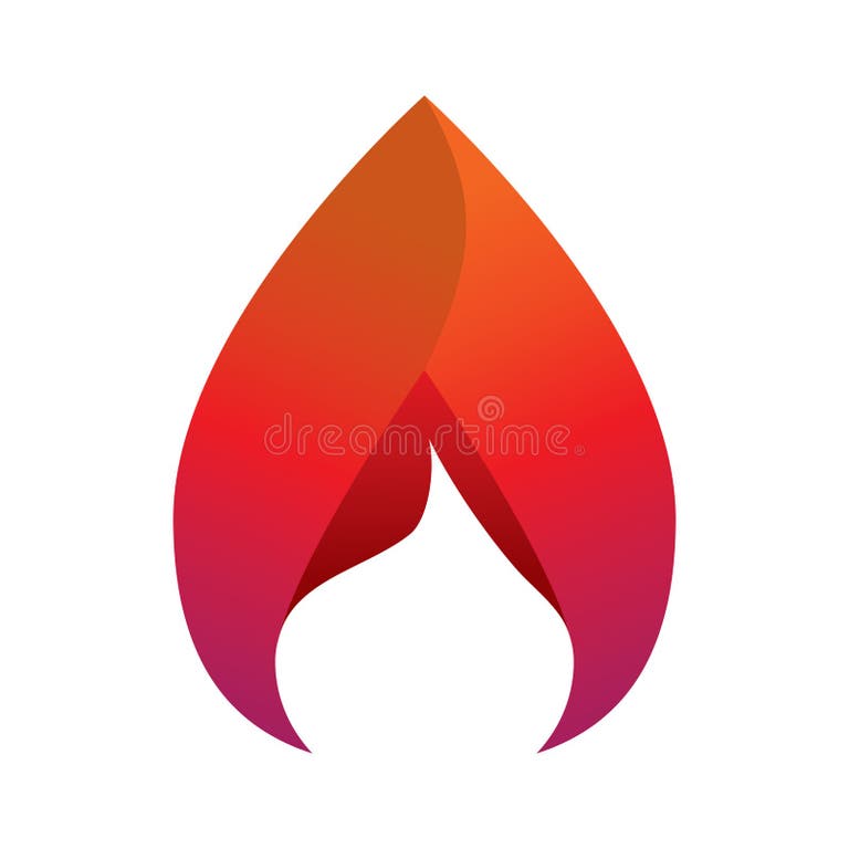 Creative Fire Design. Vector Illustration Decorative Design Stock ...