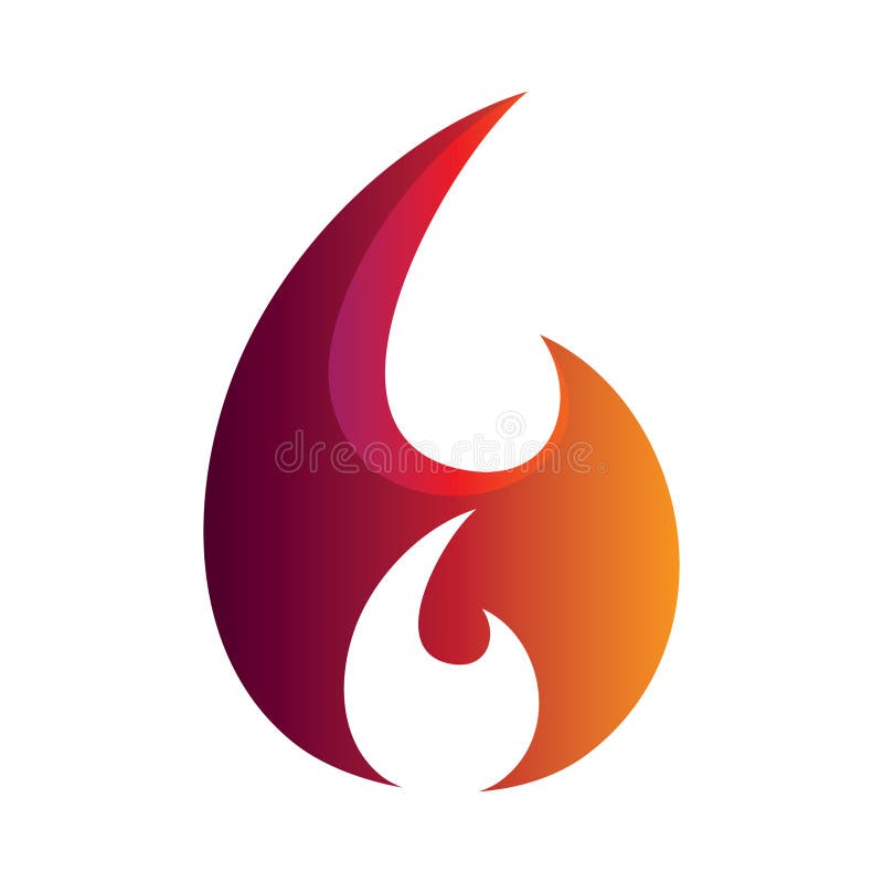 Creative Fire Design. Vector Illustration Decorative Design Stock ...