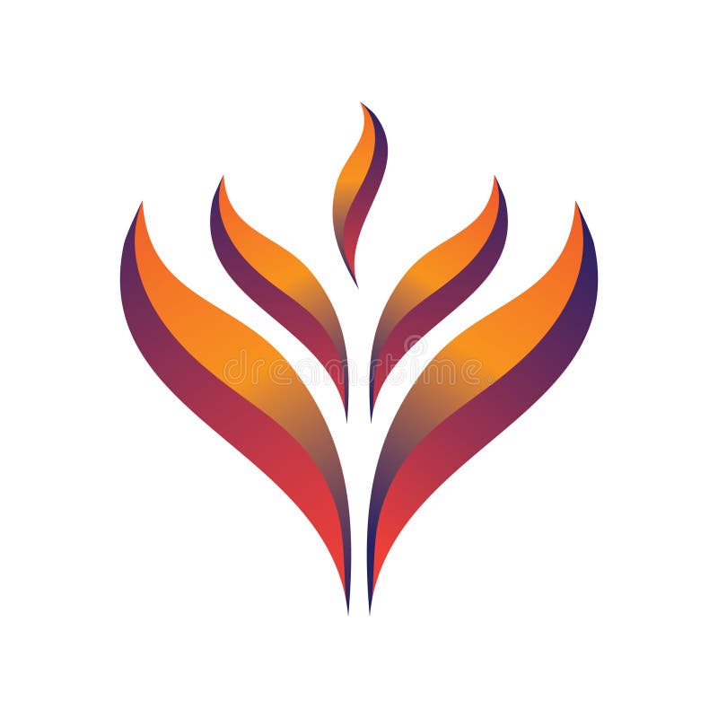 Creative Fire Design. Vector Illustration Decorative Design Stock ...