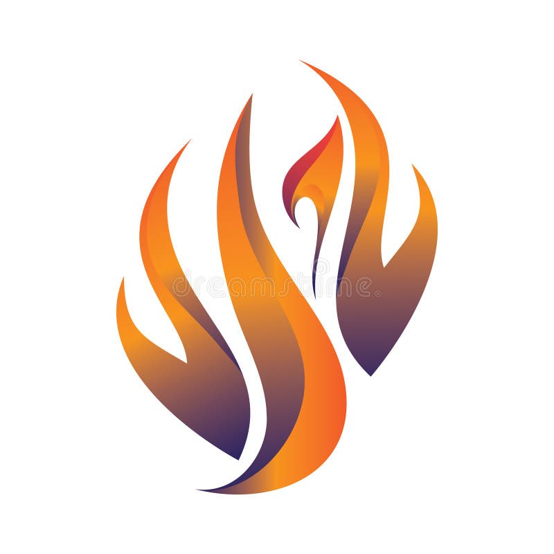 Creative Fire Design. Vector Illustration Decorative Design Stock ...
