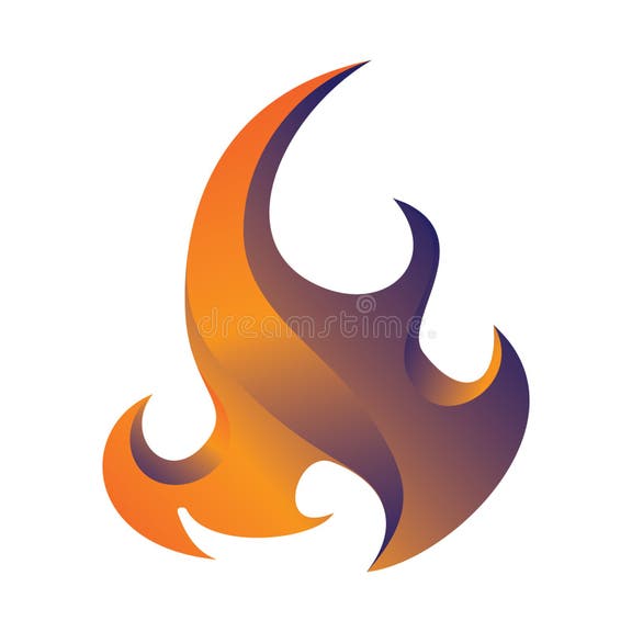 Creative Fire Design. Vector Illustration Decorative Design Stock ...