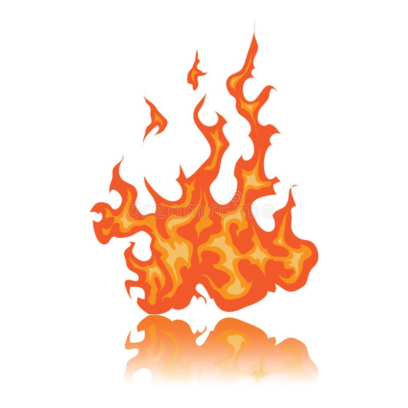 Creative Fire Design. Vector Illustration Decorative Design Stock ...