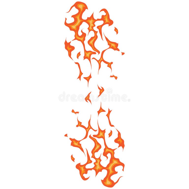 Creative Fire Design. Vector Illustration Decorative Design Stock ...