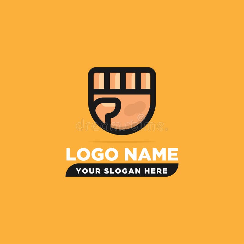 Creative Fist Logo Design in Shield Vector Template,unique,concept,icon ...