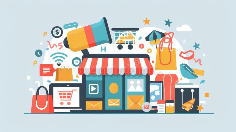 Storefront Showcasing Stock Illustrations – 299 Storefront Showcasing Stock Illustrations ...