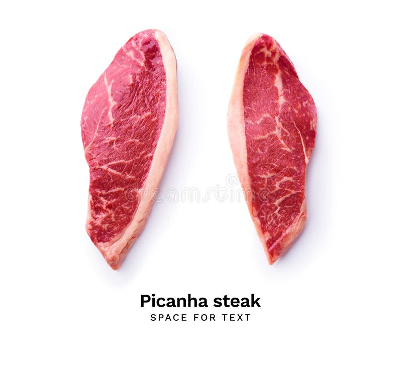 Flat Lay Black Angus Prime Beef Chuck Roll Steak Stock Photo - Image of ...