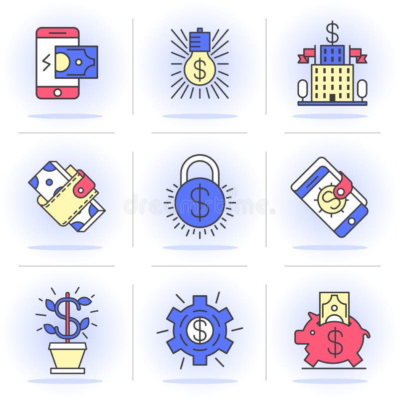 Office Ikon Set Stock Illustrations – 42 Office Ikon Set Stock ...