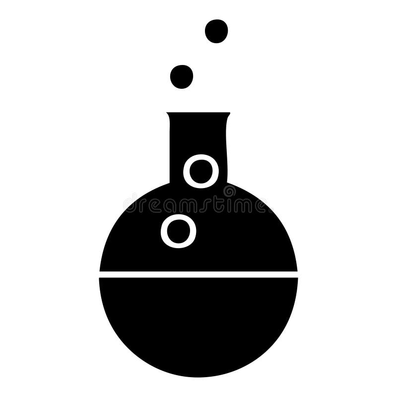 A Creative Flat Symbol Science Experiment Stock Vector - Illustration ...