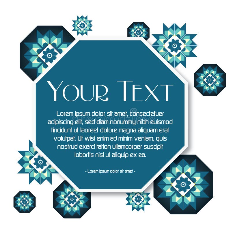 Creative Floral Template Design. Vector Illustration Decorative Design ...