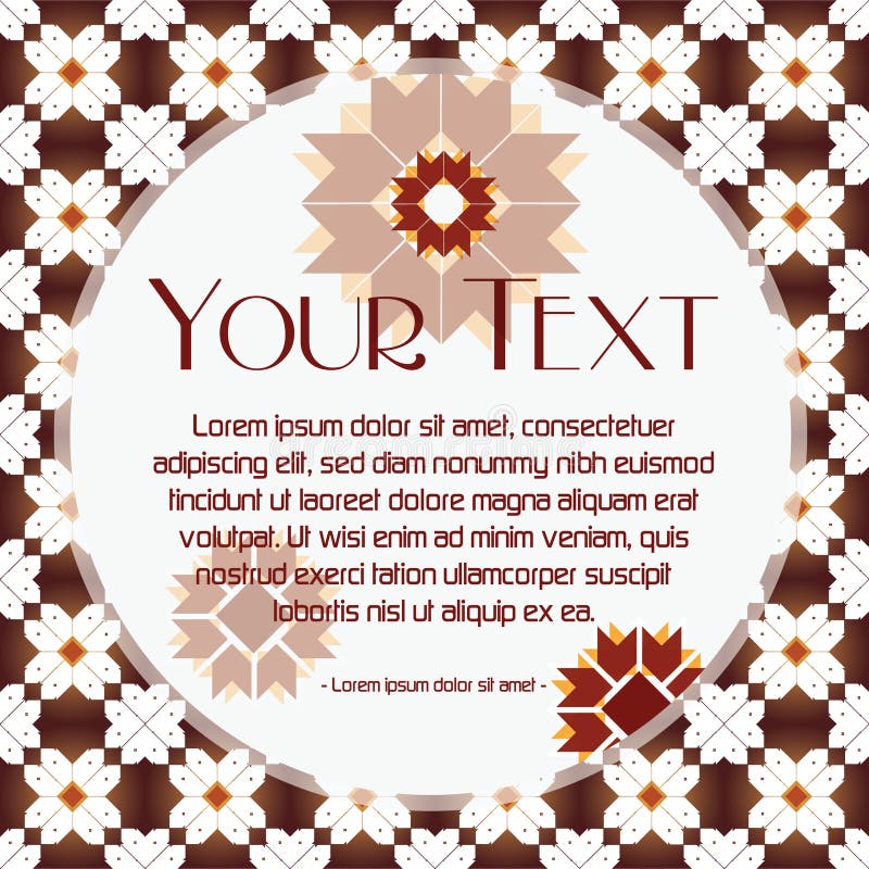 Creative Floral Template Design. Vector Illustration Decorative Design ...