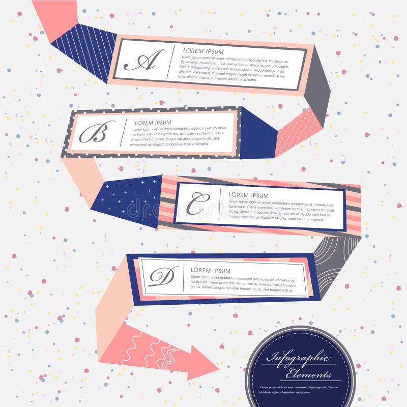 Creative Flow Chart Infographics Design Stock Vector - Illustration of ...