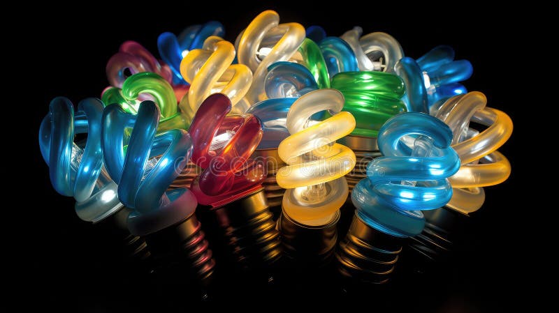 Creative Fluorescent Color Layout Made of Tropical Leaves with Neon ...