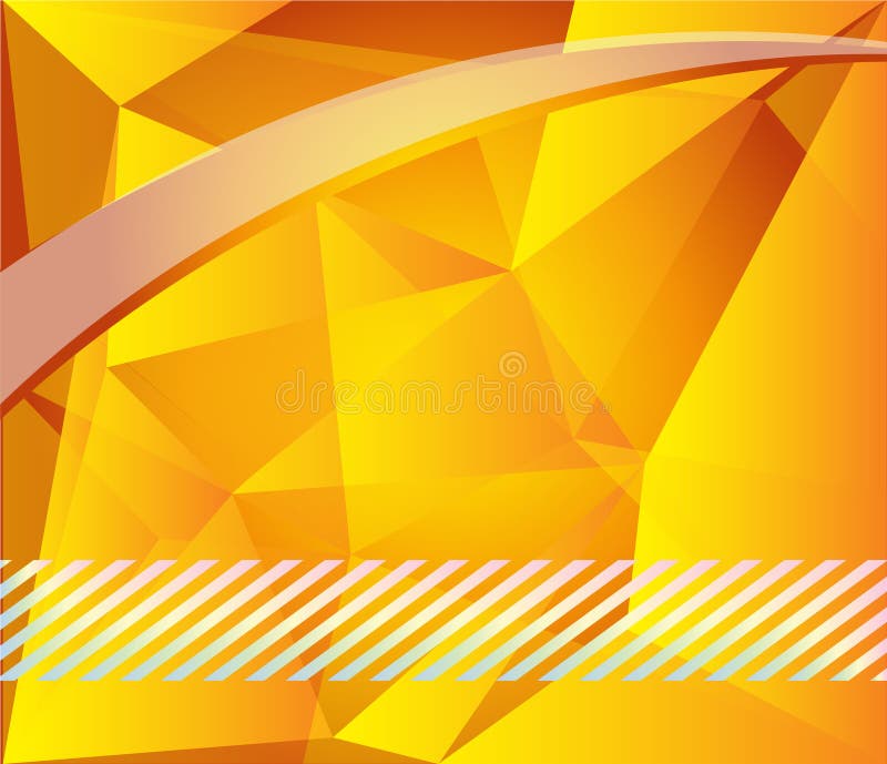 Creative Flyer Polygonal Background Stock Illustration - Illustration ...