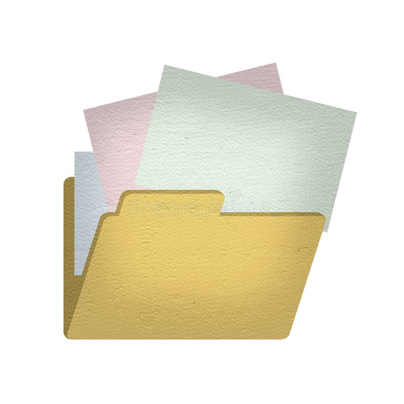 Creative Folder Style One Page Website Design Stock Vector ...