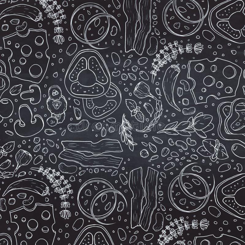 Creative food background stock illustration. Illustration of nutrition ...