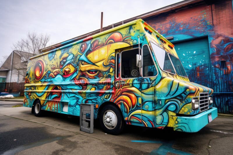 Graffiti Street Food Stock Illustrations – 244 Graffiti Street Food ...