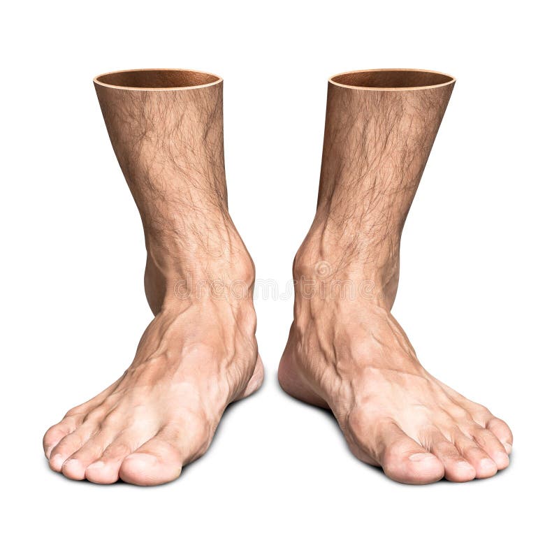 Creative foot isolated stock photo. Image of people - 105253108