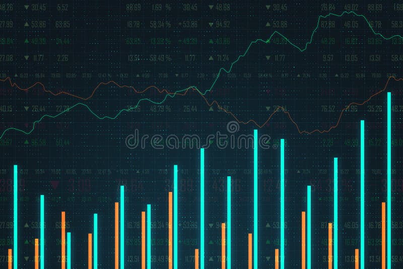 Creative forex backdrop stock illustration. Illustration of abstract ...