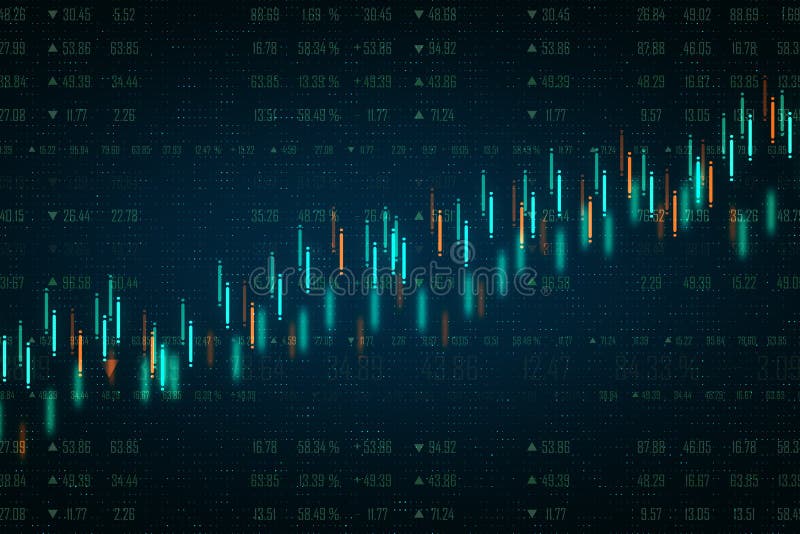 Creative forex backdrop stock illustration. Illustration of analytics ...