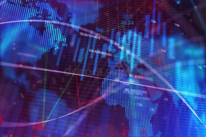 Creative forex backdrop stock photo. Image of global - 113440532