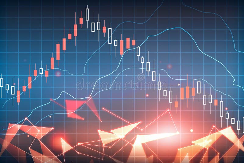 Creative forex backdrop stock illustration. Illustration of bars ...