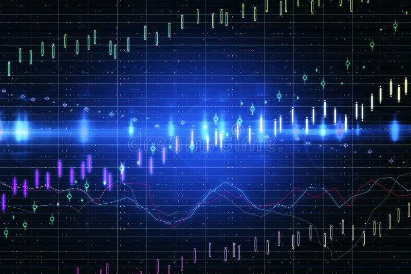 Creative Forex Chart Texture Stock Illustration - Illustration of ...