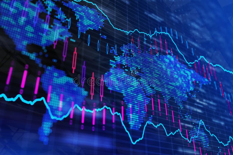 Creative forex texture stock photo. Image of abstract - 113925864