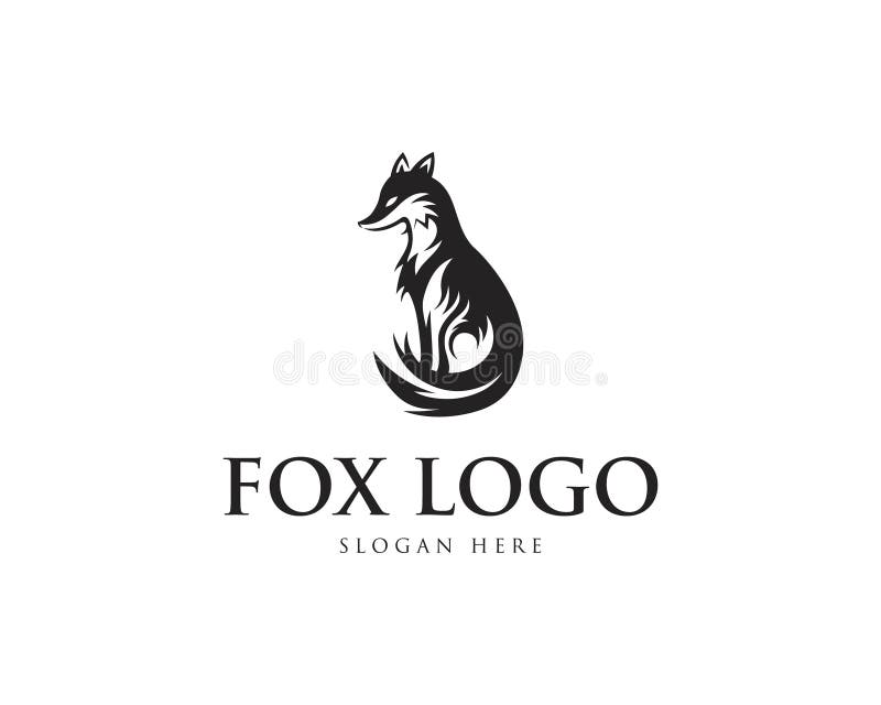 Creative Fox Animal Modern Simple Logo Design. Stock Vector ...