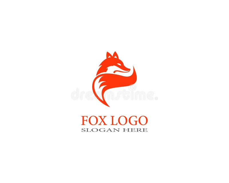 Creative Fox Head Logo Symbol Vector Design Stock Illustration ...