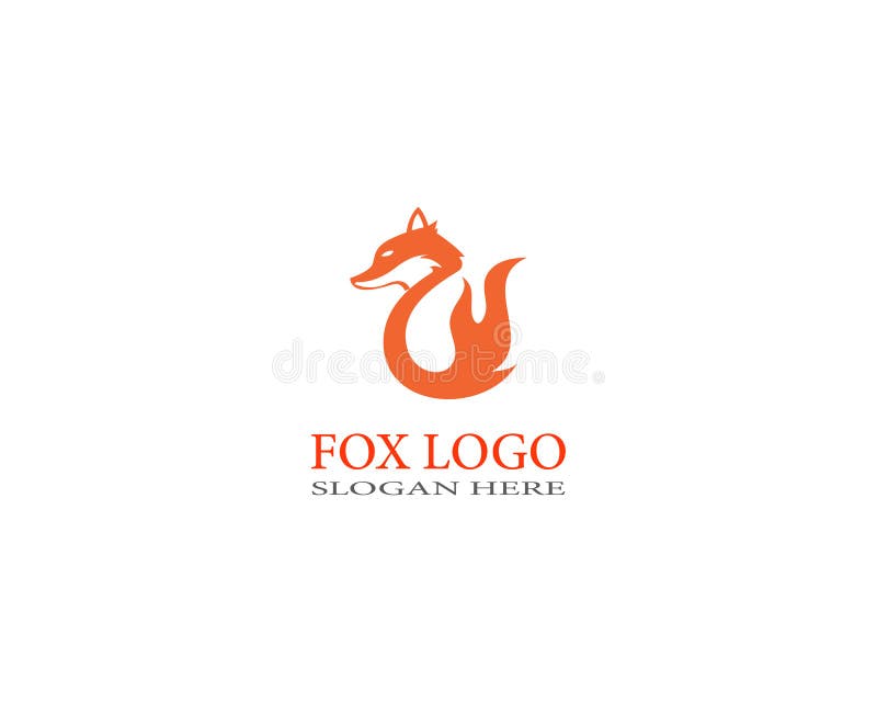 Creative Fox Head Logo Symbol Vector Design Stock Illustration ...
