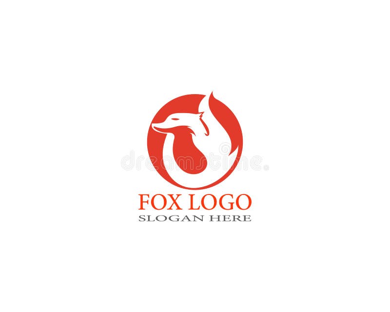 Creative Fox Head Logo Symbol Vector Design Stock Illustration ...