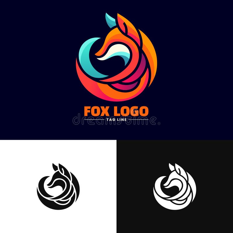 Gradient Fox Logo Stock Illustrations – 687 Gradient Fox Logo Stock Illustrations, Vectors ...