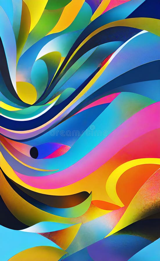 Creative Frame Background Abstract Fluid Shapes Wave Lines and ...
