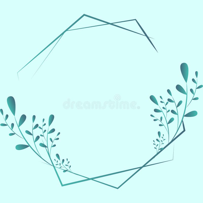 Creative Frame Made with Blue Watercolor. Blue Watercolor Hand Drawn ...