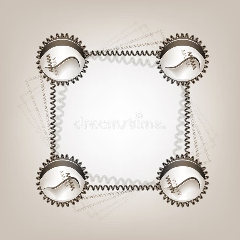 Creative Frame in Trendy Minimalistic Geometric Style. Stock ...