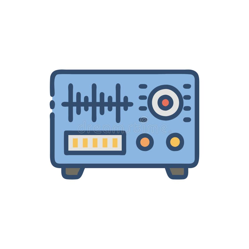 Creative Frequency Generator Design Icon Stock Photo - Illustration of ...