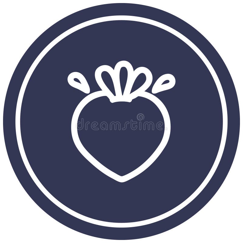 A Creative Fresh Fruit Circular Icon Stock Vector - Illustration of ...