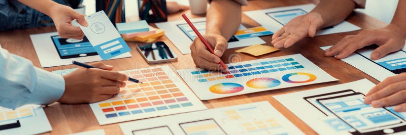 Creative Front-end Developer Brainstorming UI Design. Scrutinize Stock ...